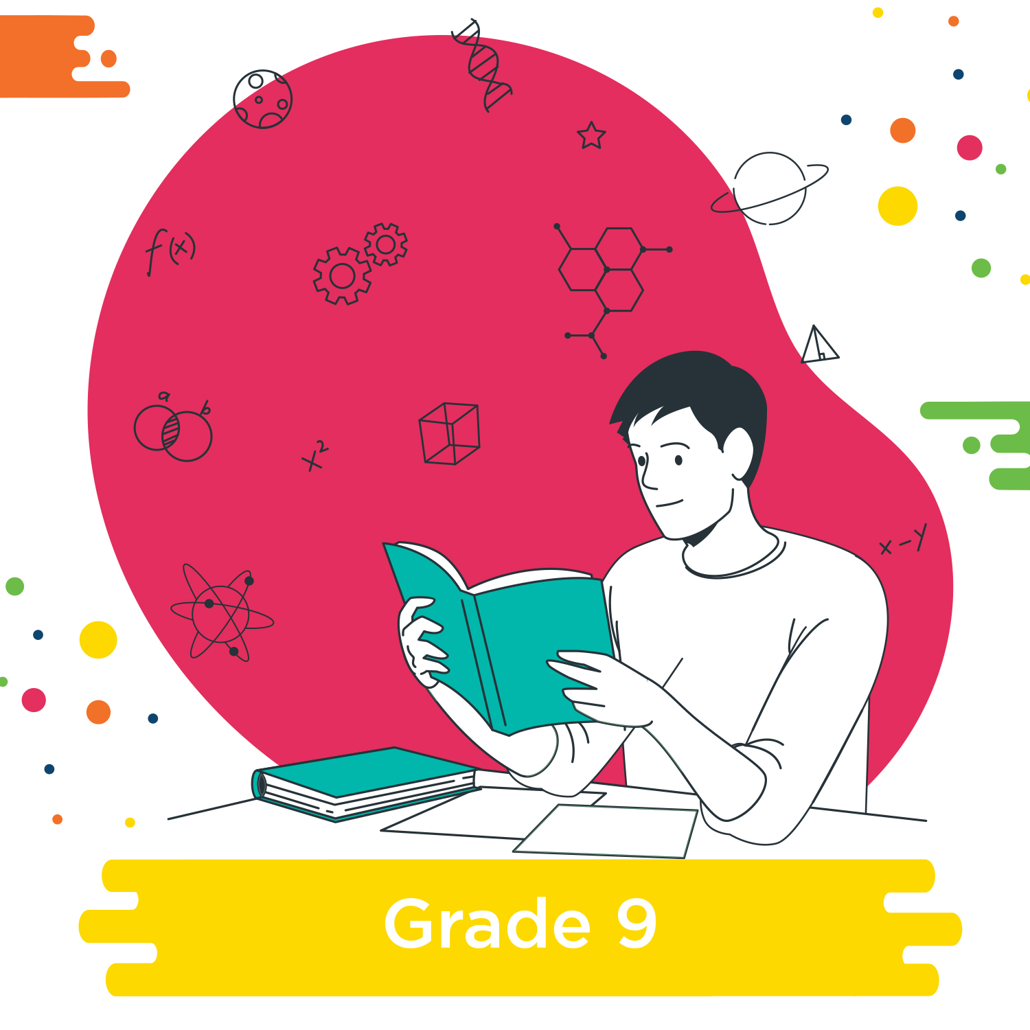 Grade 9 English Mathematics Science History Civics Geography